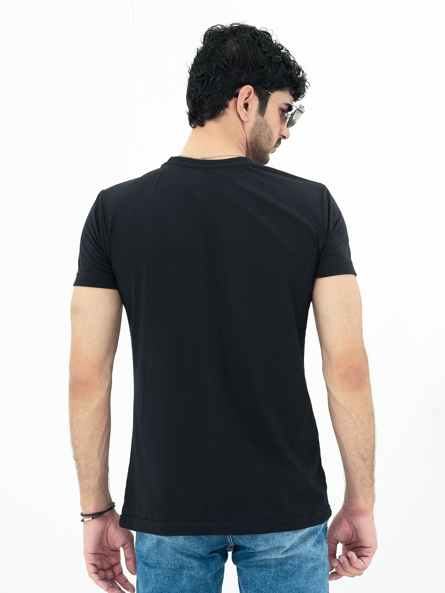 Shop Black Basic T-Shirt– Modveste: Shop Basic Graphic T-Shirts, Polo Shirts & Leather Wallets ...