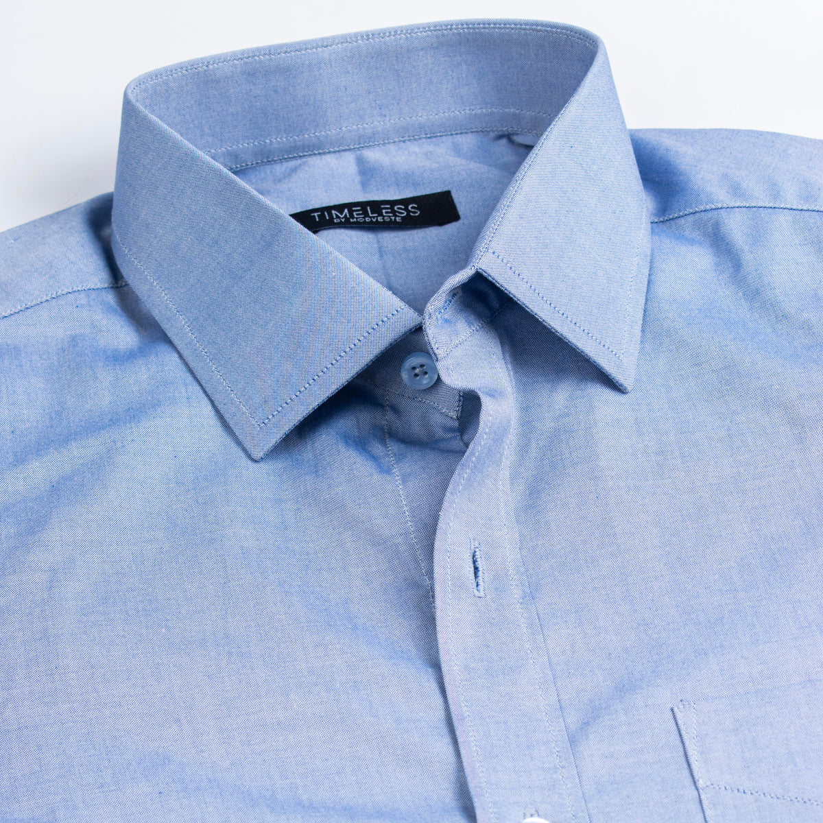 Steel Blue Formal Shirt – Elegant & Comfortable Wear– Modveste: Shop ...