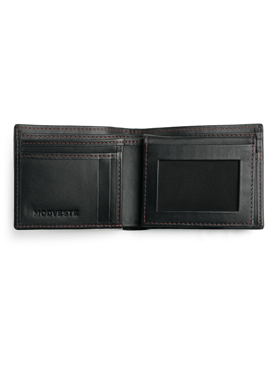 JJ American-Style Red Genuine Leather Wallet– Modveste: Shop Basic ...