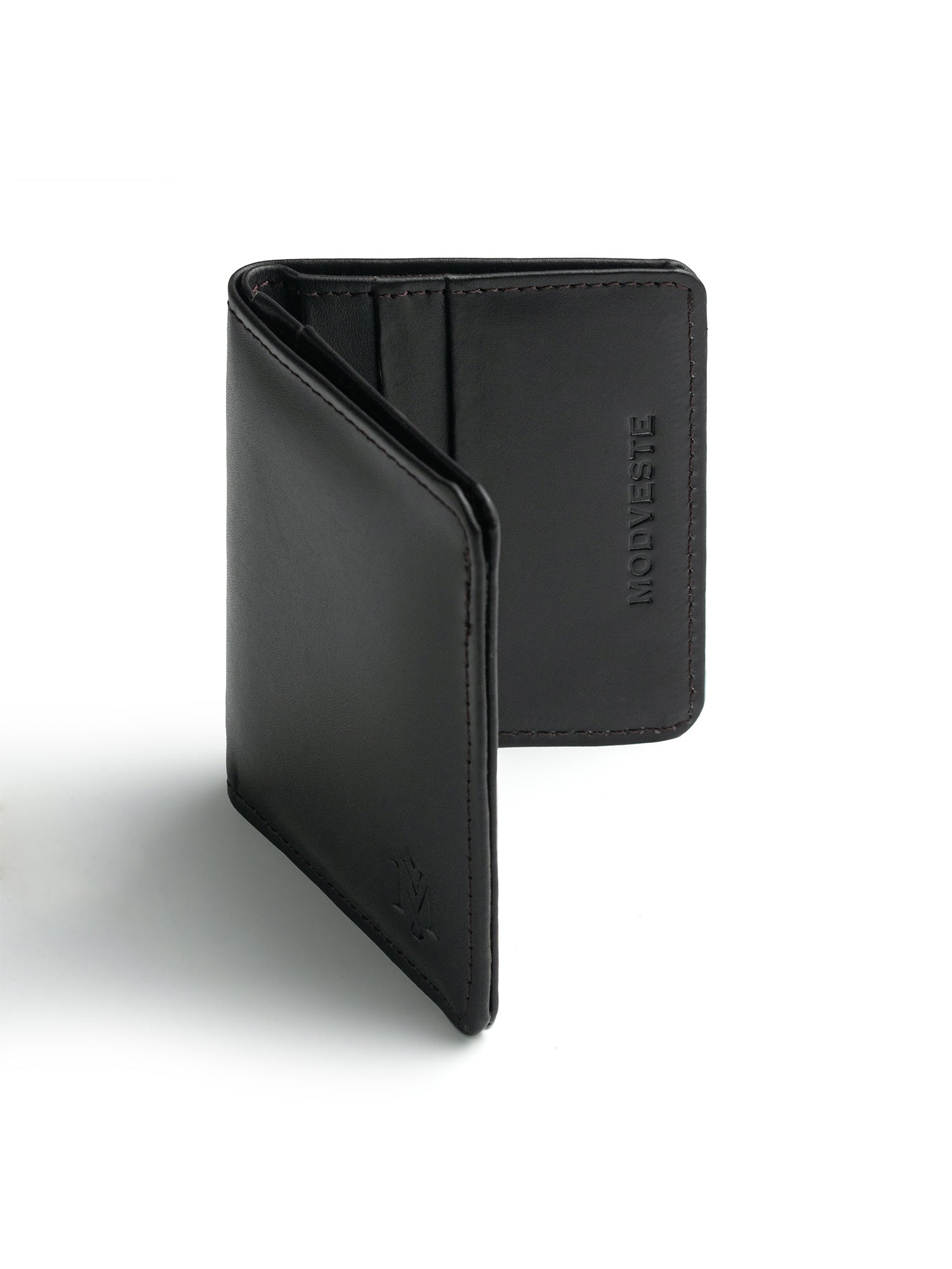 Handmade Black Mini Leather Wallet for Men– Modveste: Shop Basic ...